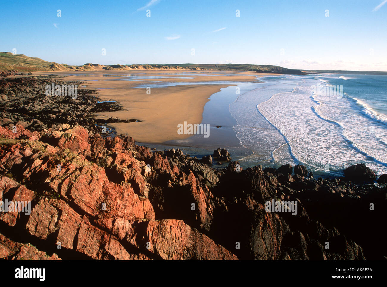 Freshwater west wales surf hi-res stock photography and images - Alamy
