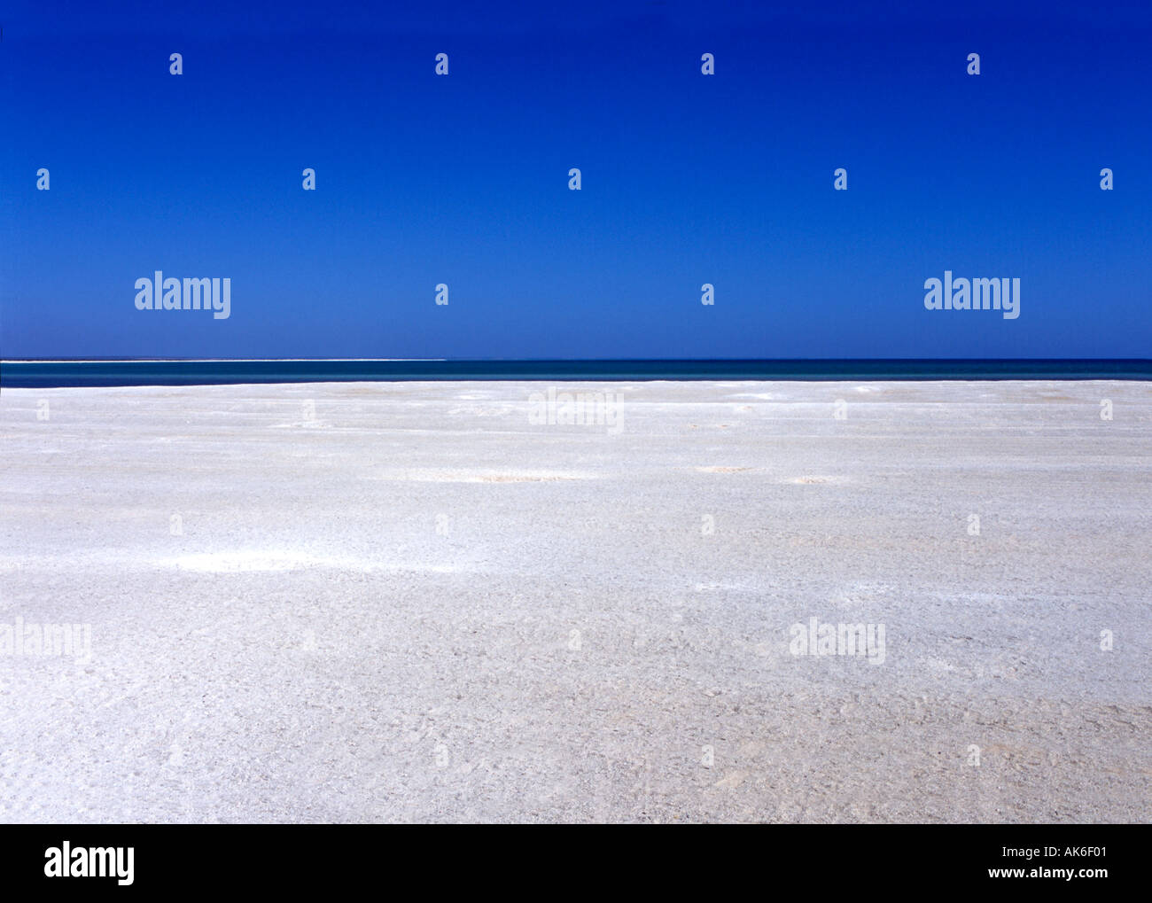 Enormous expanse of plain beach sea and sky at Horrocks Western ...