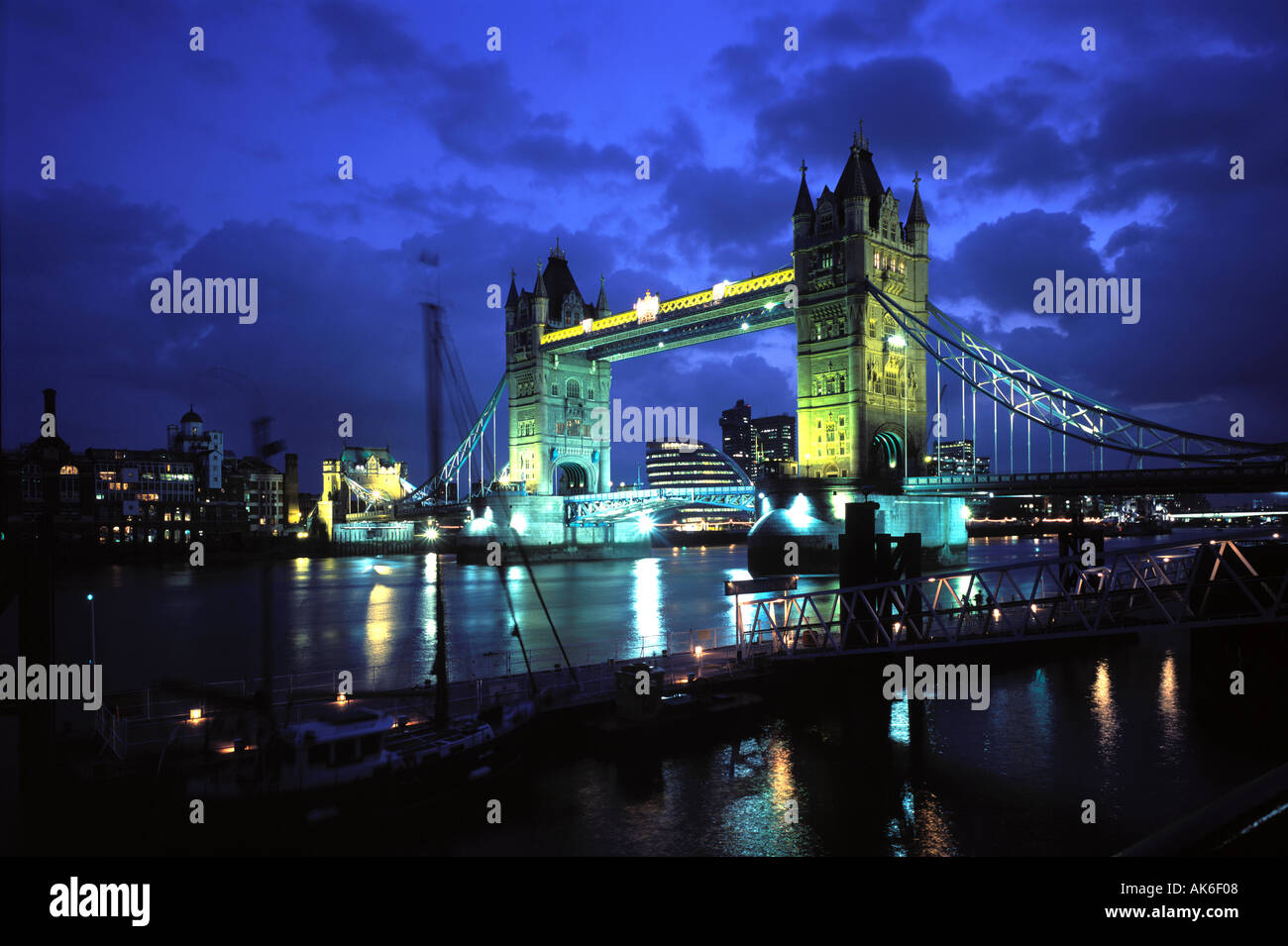 Tower Bridge at Dusk London Stock Photo - Alamy