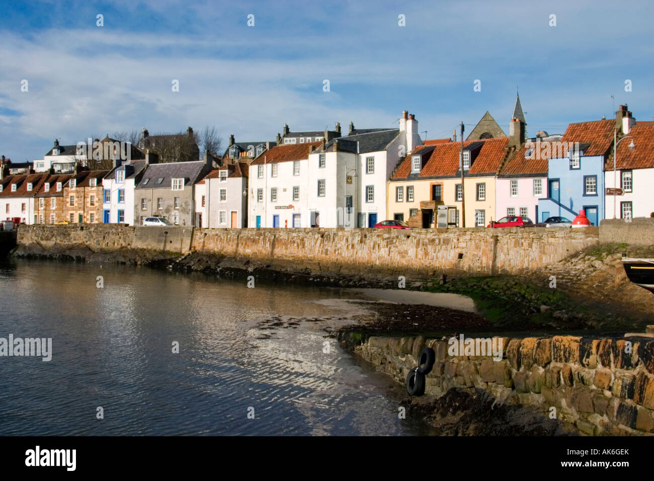 St Monans Harbour in Fife, Scotland Stock Photo - Alamy