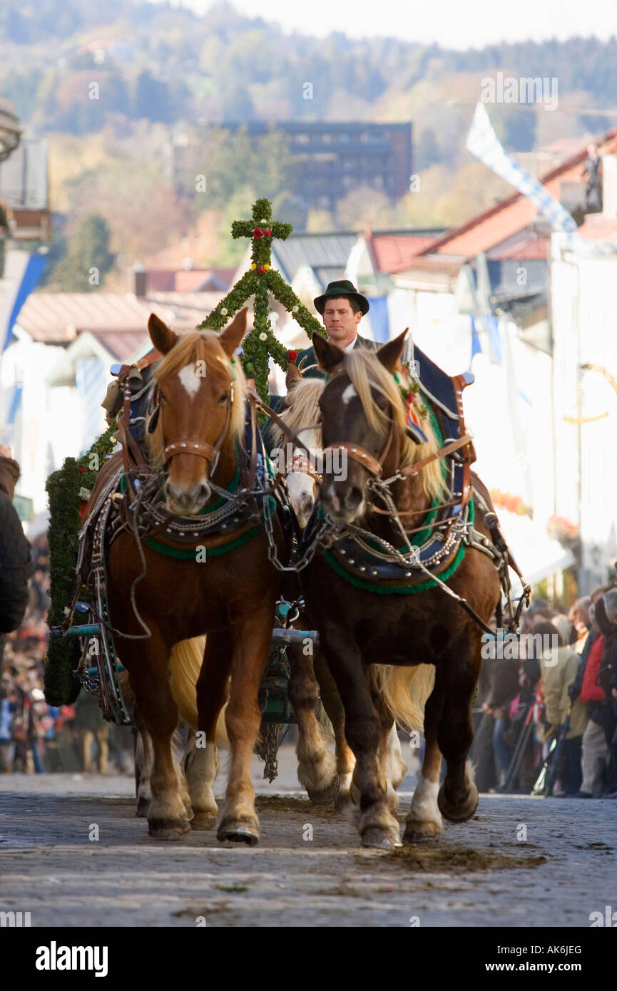 Horse coach / Bad Tolz Stock Photo - Alamy