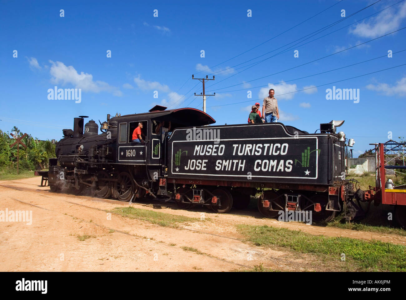 Historical steam train / Cardenas Stock Photo - Alamy