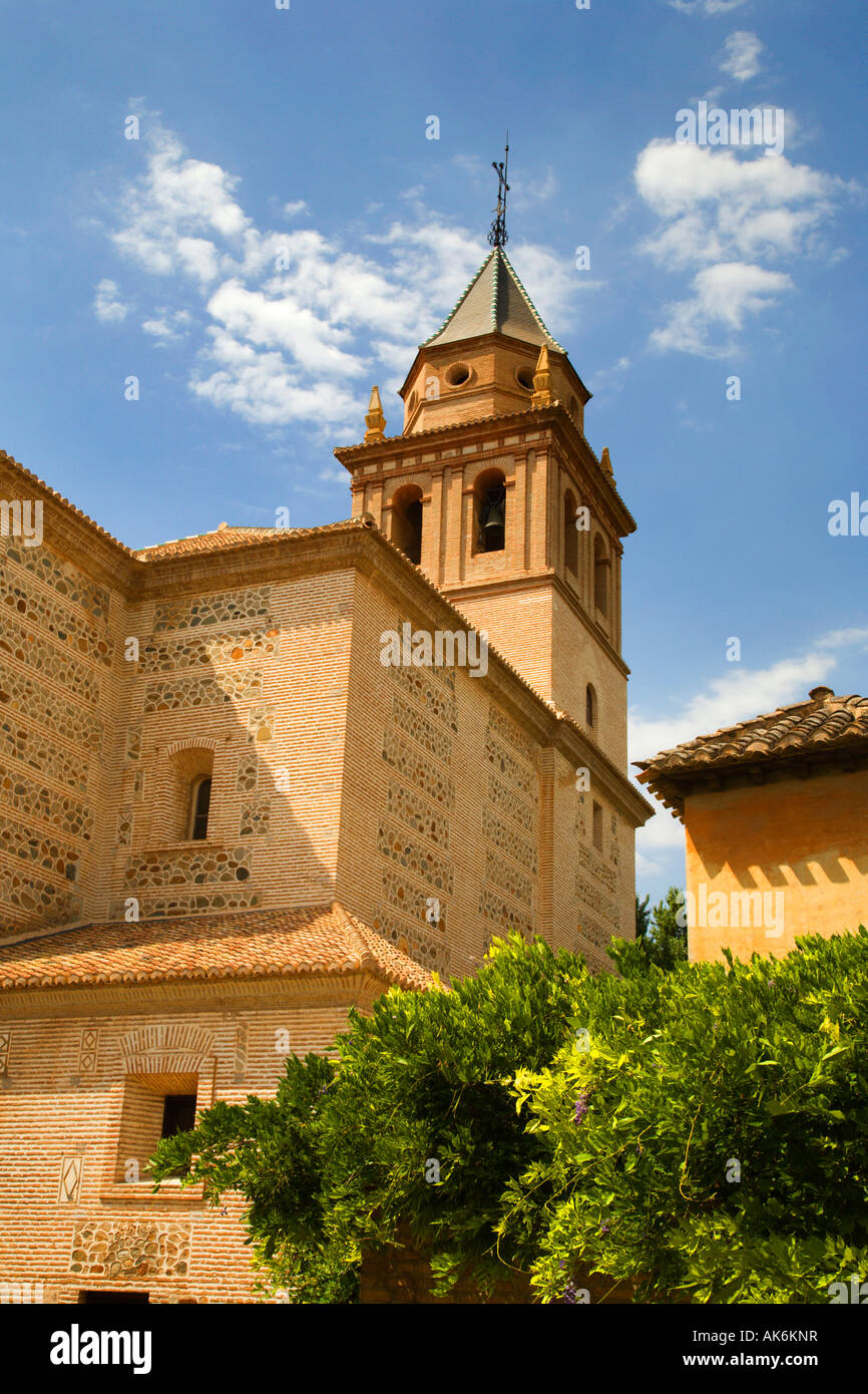 Santa Maria de la Alhambra church on the site of the Great Mosque at ...
