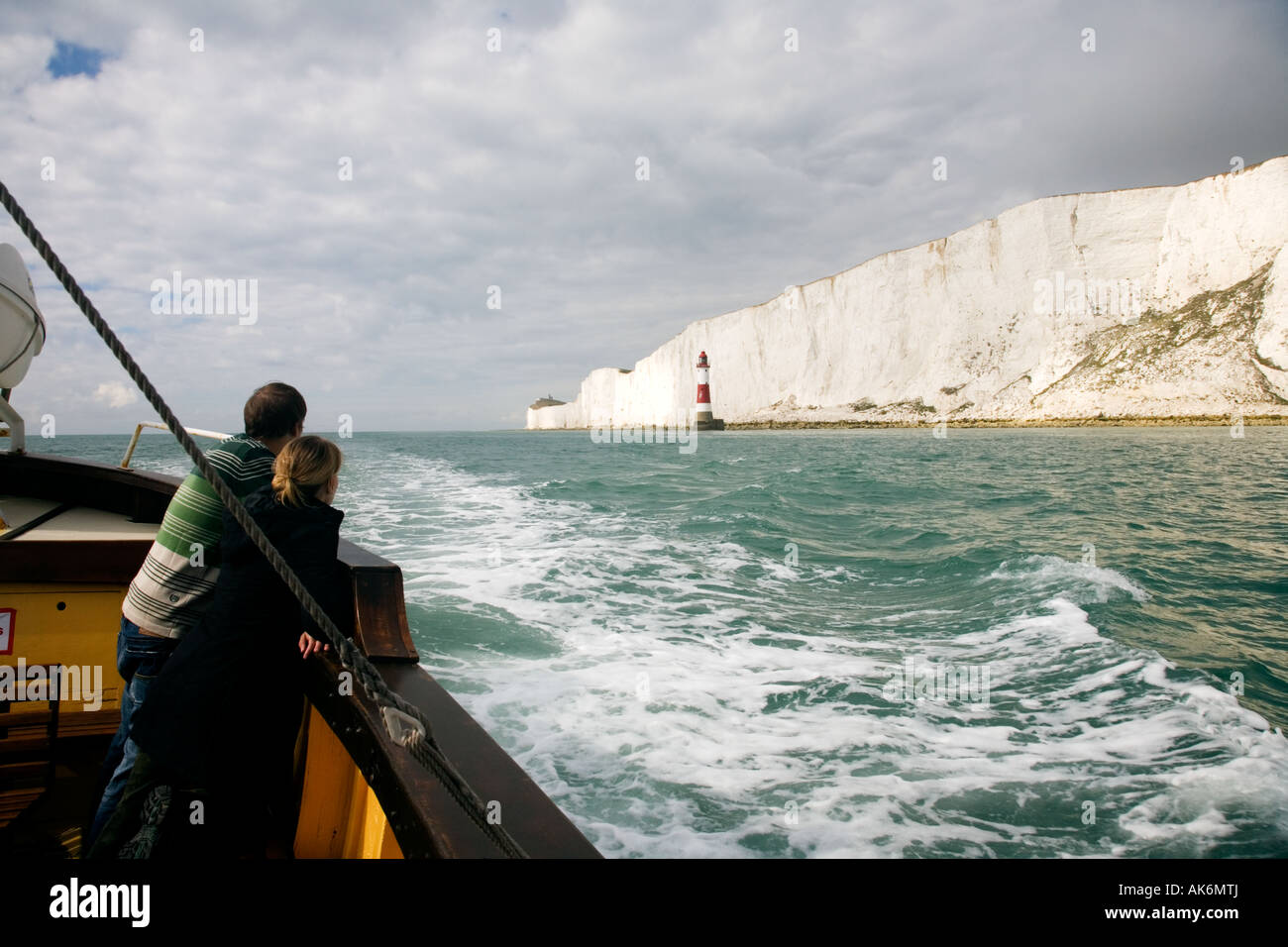 Beachy Head from sea Stock Photo - Alamy
