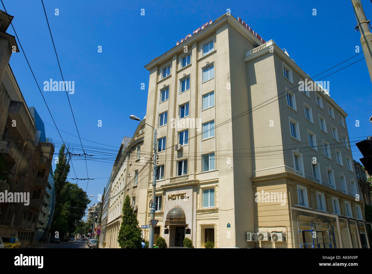 Hotel Minerva / Bucharest Stock Photo - Alamy