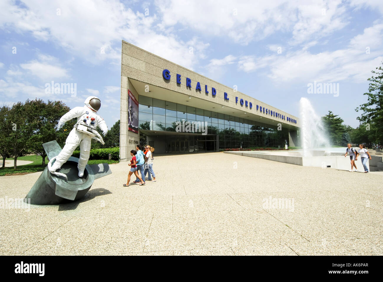 The Gerald R. Ford Museum in Grand Rapids, Michigan, USA Stock Photo ...