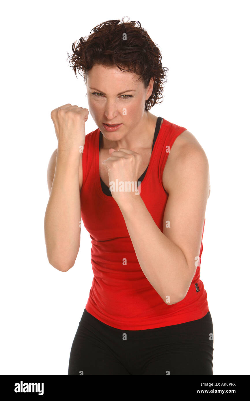 Fit exercising woman Stock Photo - Alamy