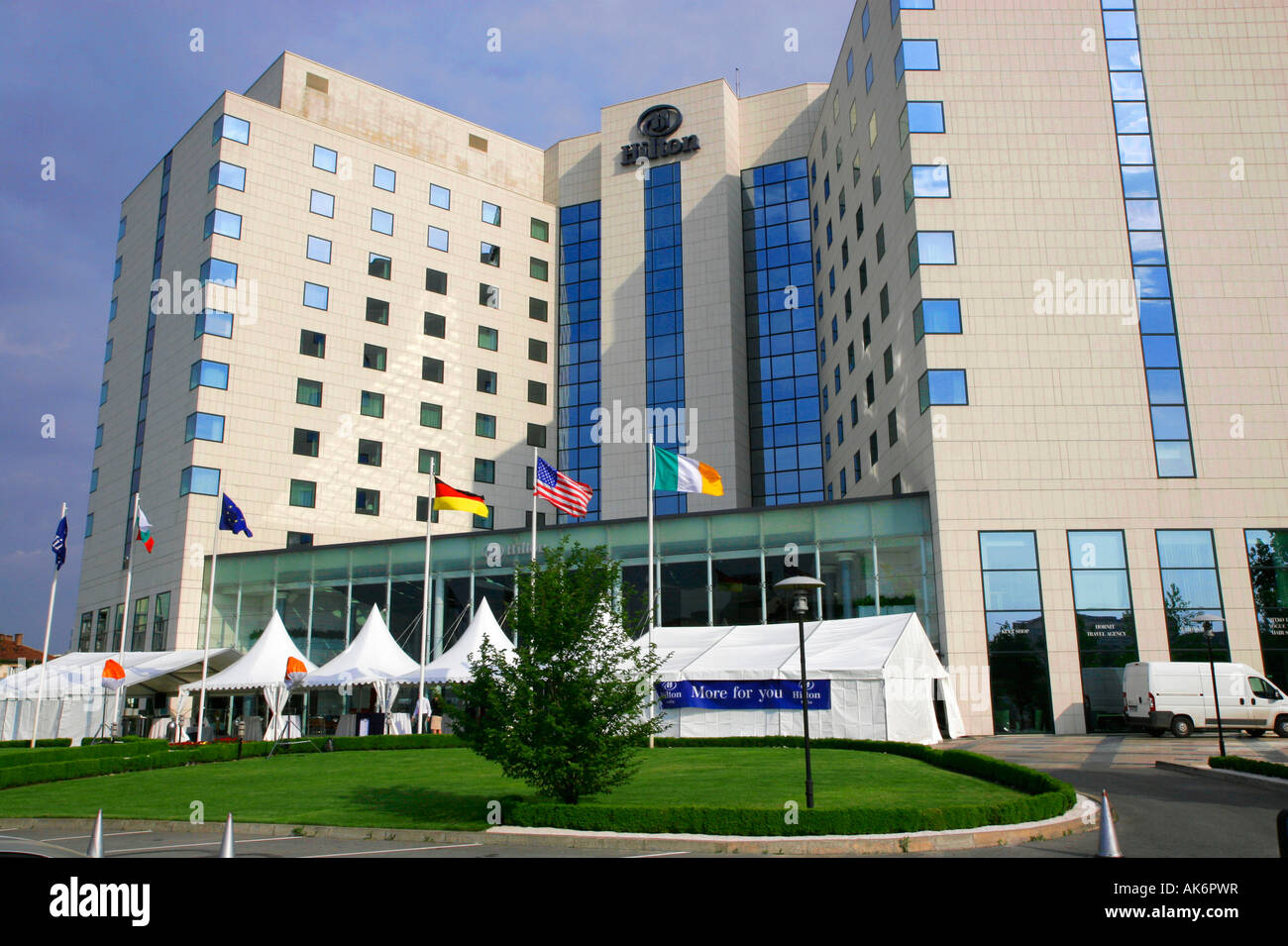 Hilton Sofia Hotel / Sofia Stock Photo - Alamy