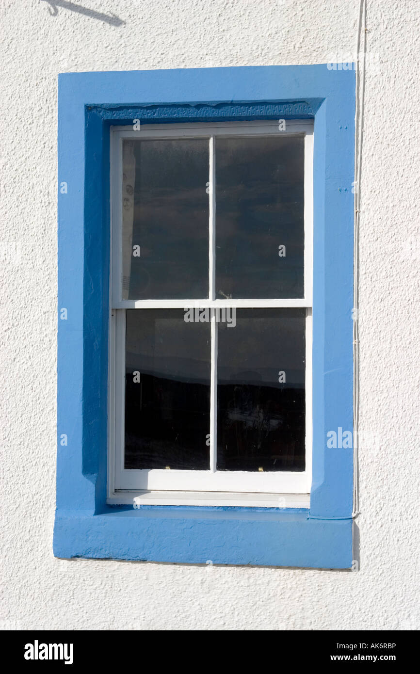 Window of a traditional fishing village in Fife Stock Photo - Alamy