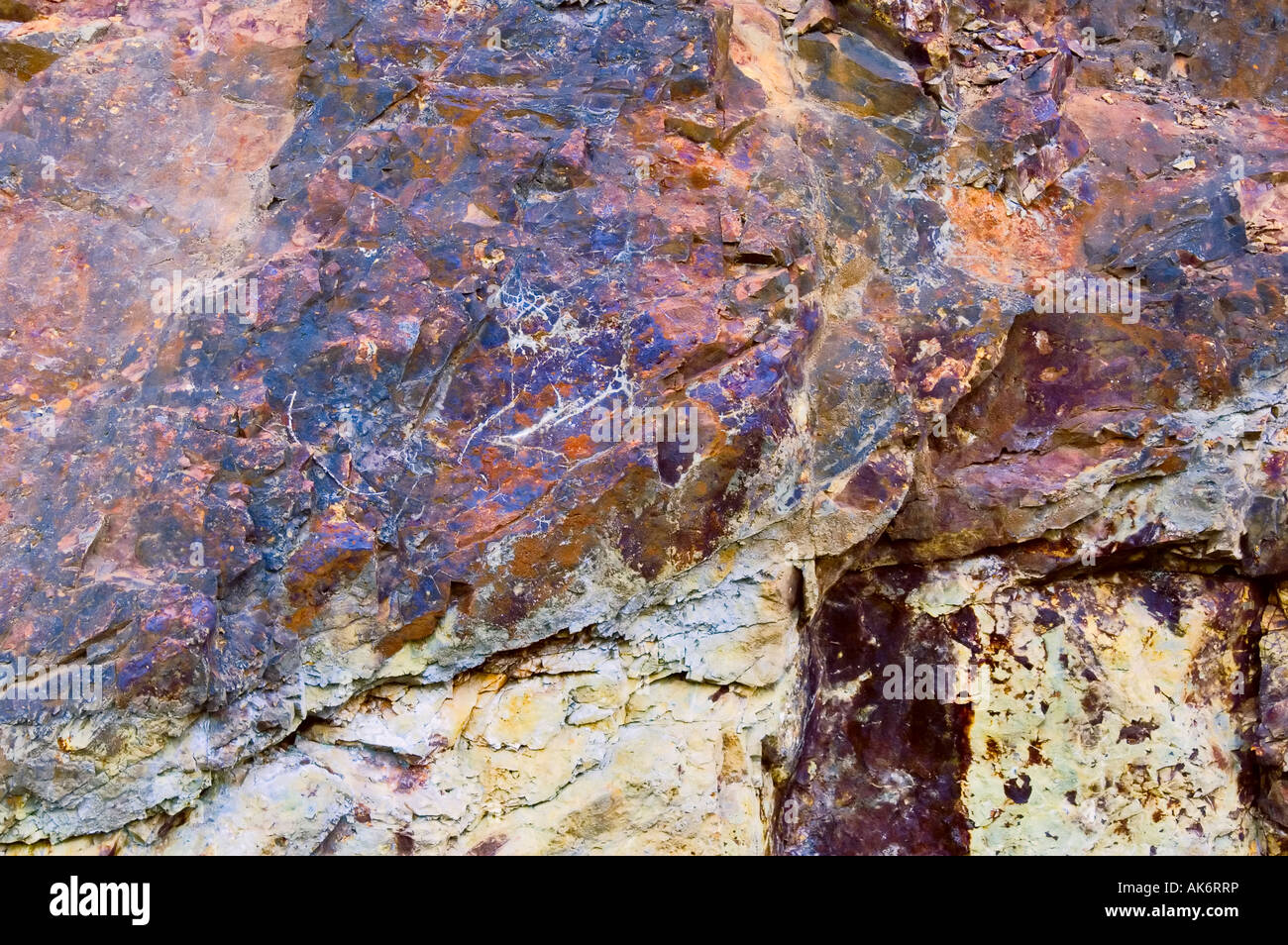 Chinook Pass Rock-Face (detail Stock Photo - Alamy