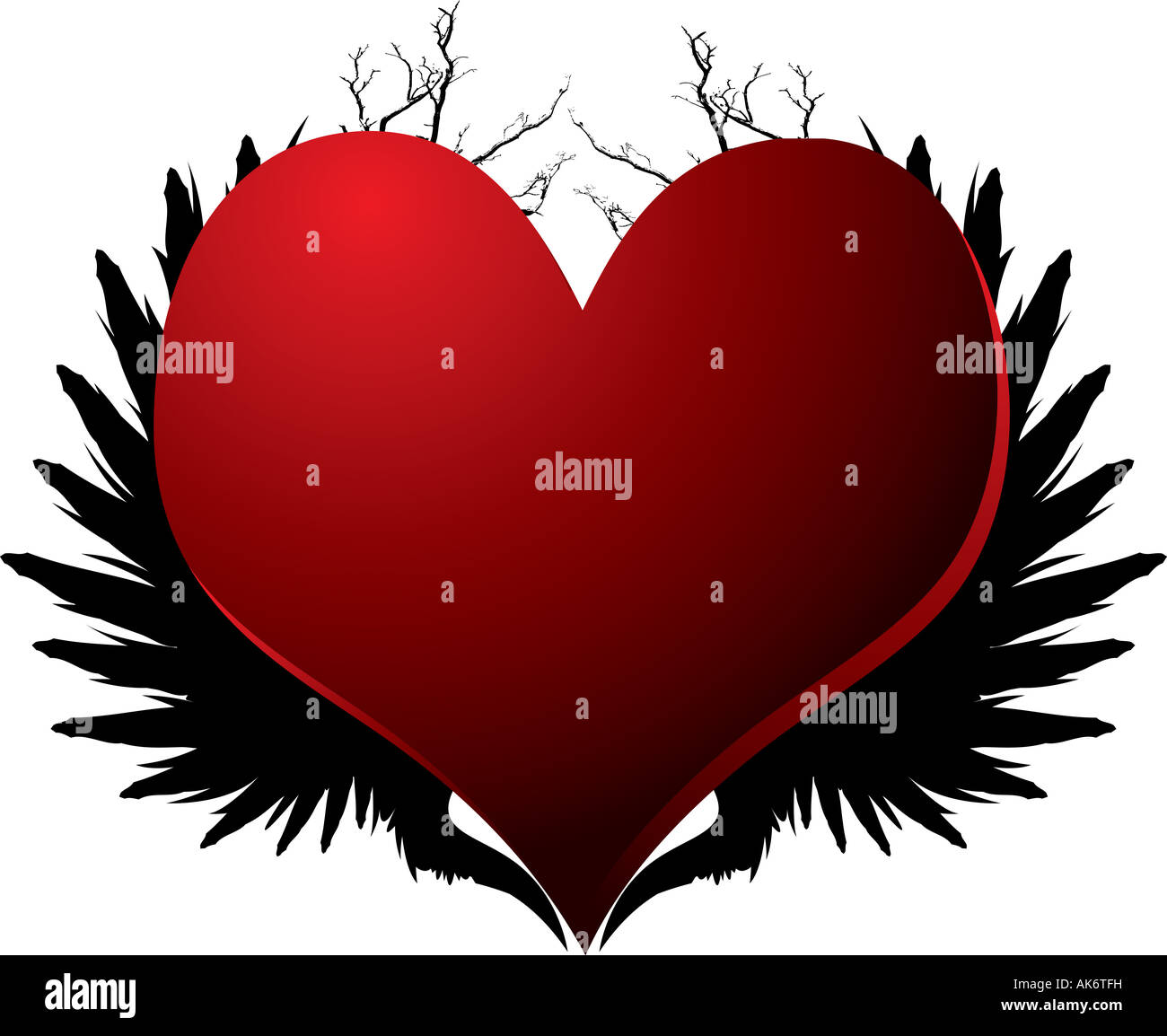 love gives you wings and here is the perfect image to give your lover ...