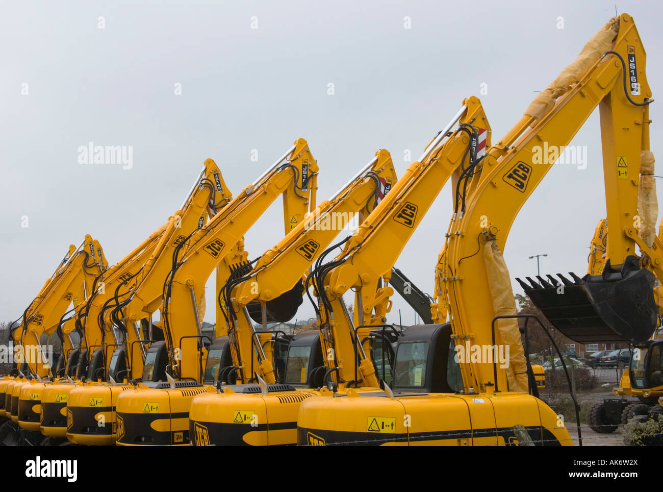 Jcb mechanical digger diggers hi-res stock photography and images - Alamy