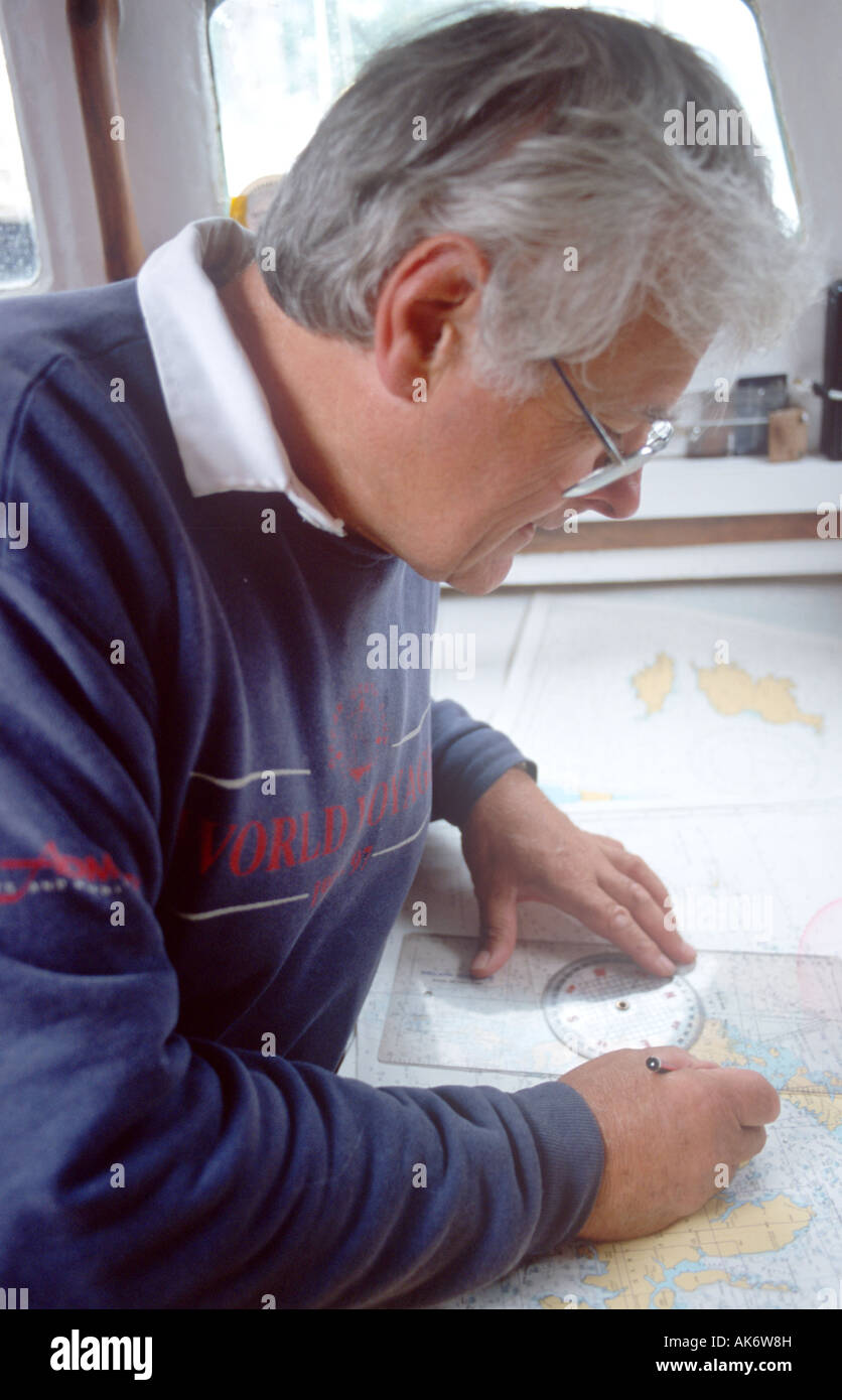 Nautical chart charts hi-res stock photography and images - Alamy