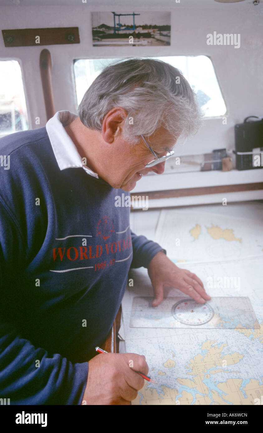 Nautical chart charts hi-res stock photography and images - Alamy