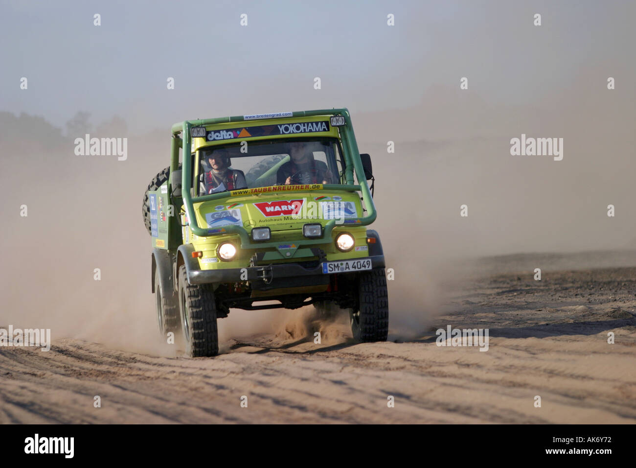Unimog Truck at rallye Berlin Breslau Stock Photo - Alamy