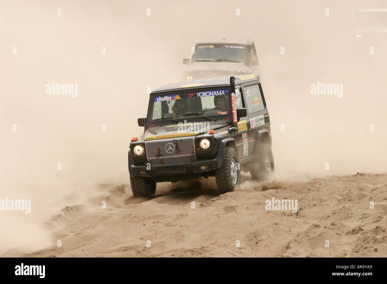 Mercedes G rallye car at rallye Berlin Breslau Stock Photo - Alamy