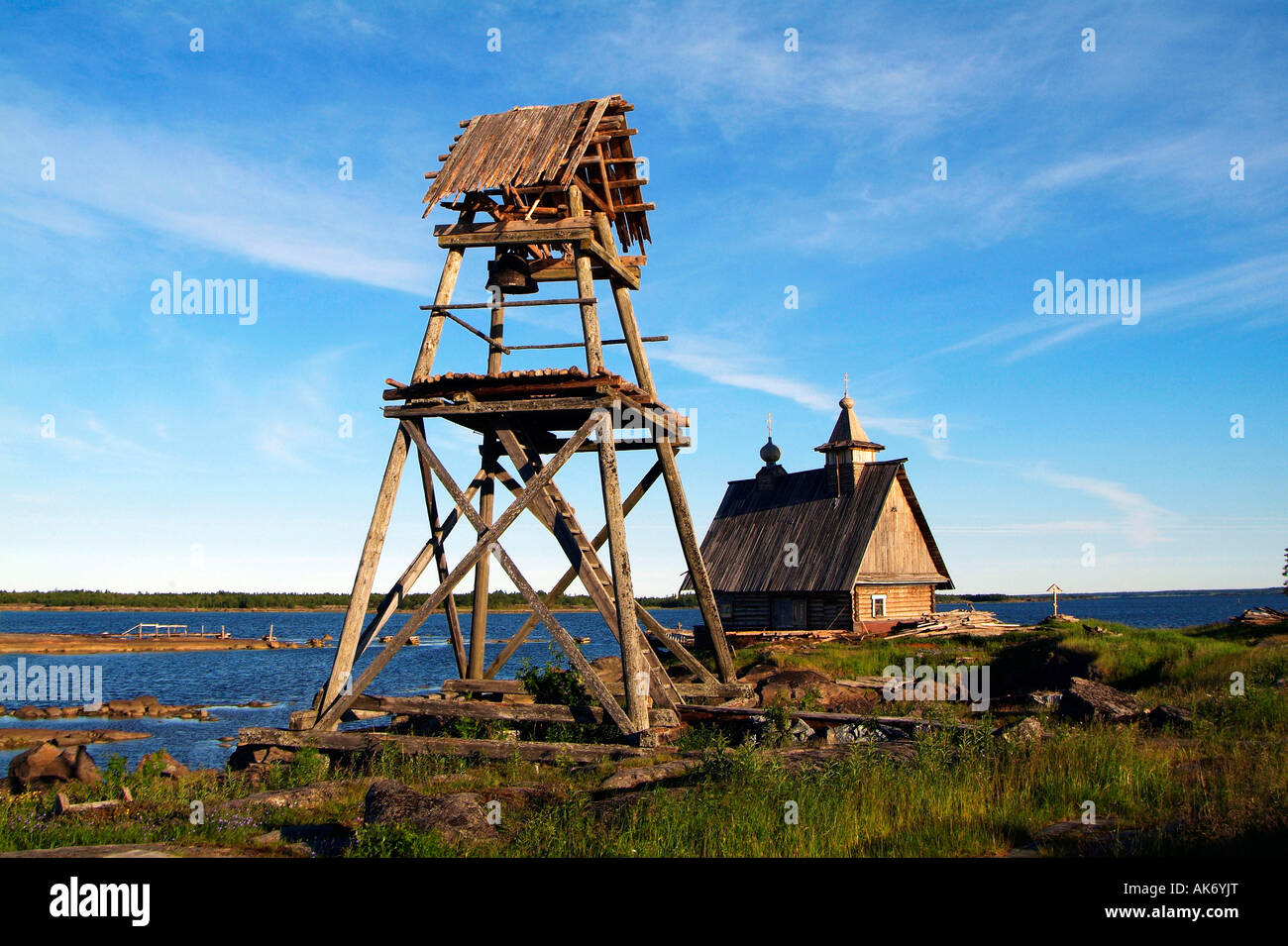 Wooden bell towers hi-res stock photography and images - Alamy