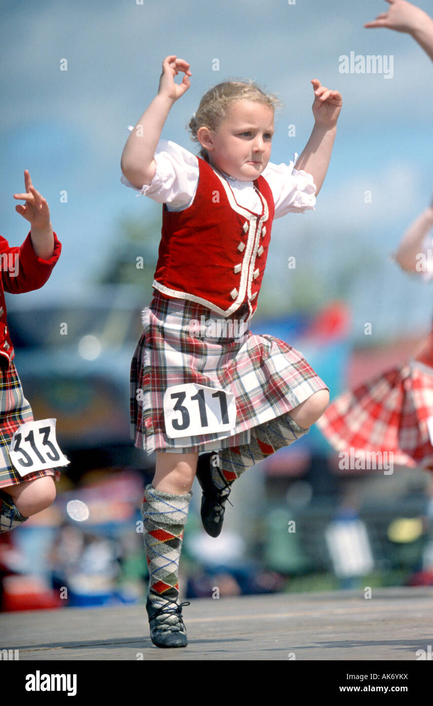 Highland Dance Girl High Resolution Stock Photography and Images - Alamy