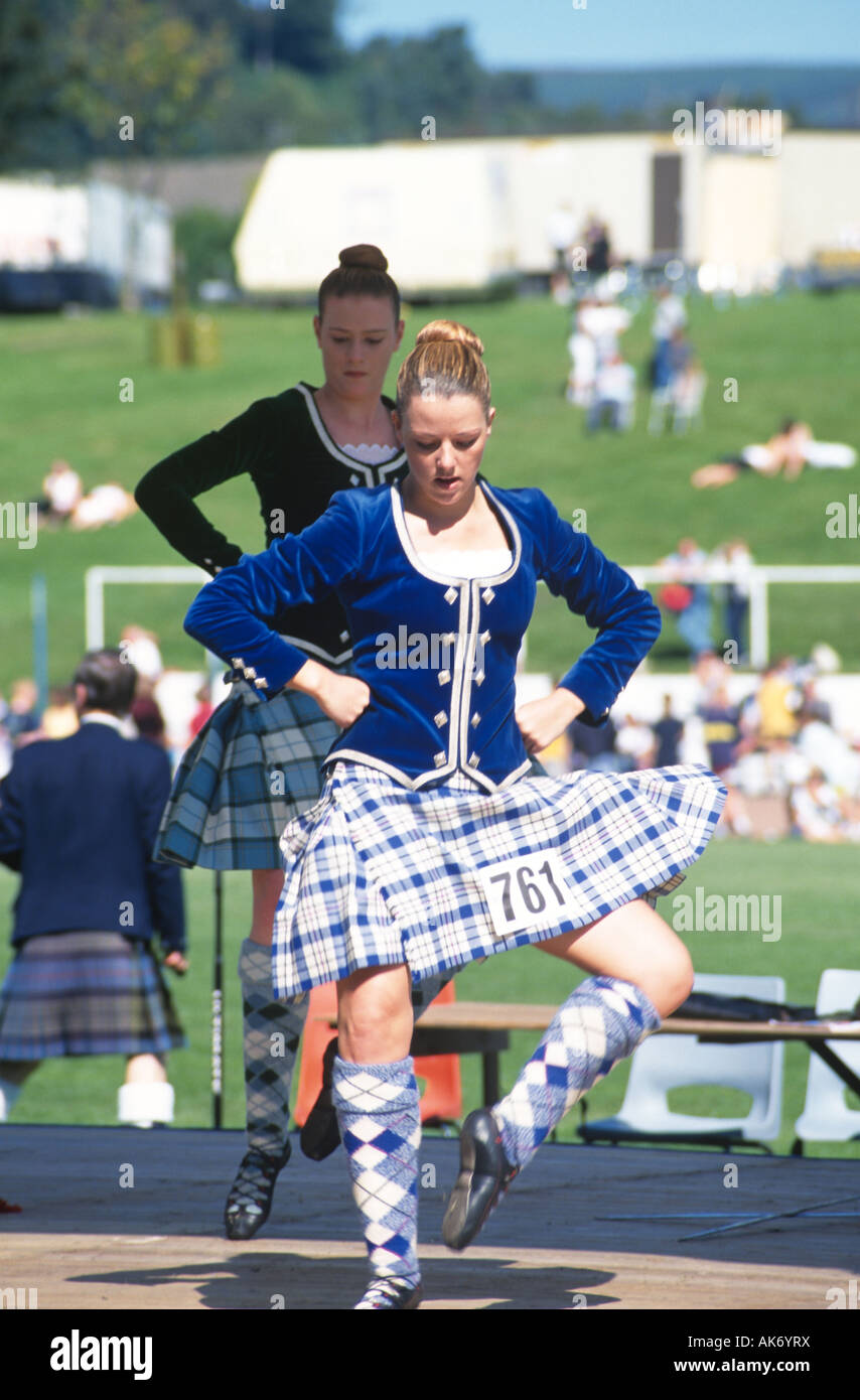 Scottish Highland Dancing at the Cowal Gathering, Dunoon, Scotland ...