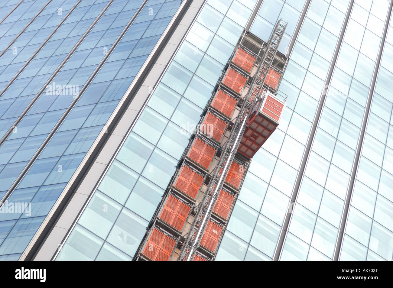 Glass tower construction Stock Photo - Alamy