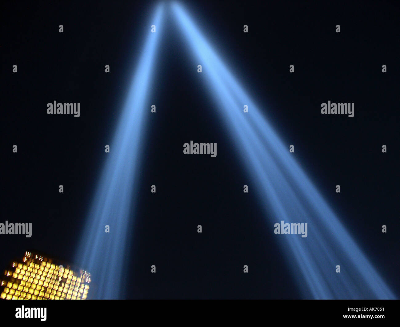 Tribute of Lights 2003 WTC New York, NY Downtown NYC World Trade Center ...