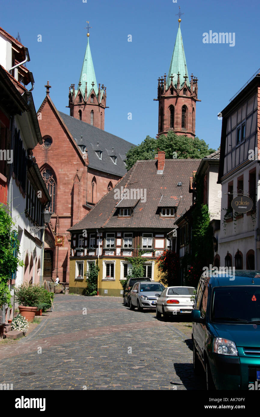 Church St Gallus / Ladenburg Stock Photo - Alamy