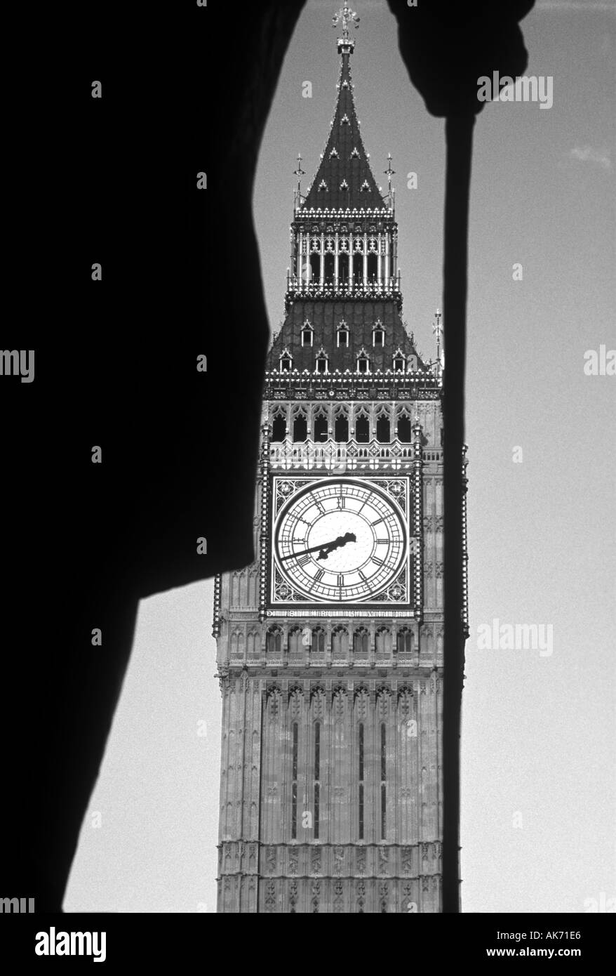 Winston Churchill and Big Ben Stock Photo - Alamy