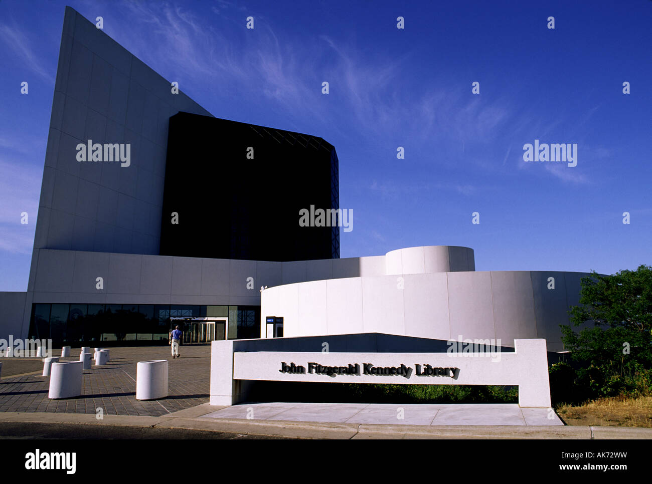 John F Kennedy presidential library, Boston, Massachusetts Stock Photo ...