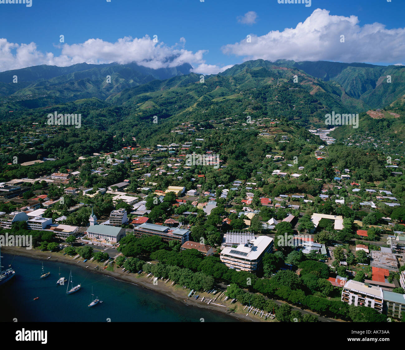 Papeete aerial hi-res stock photography and images - Alamy