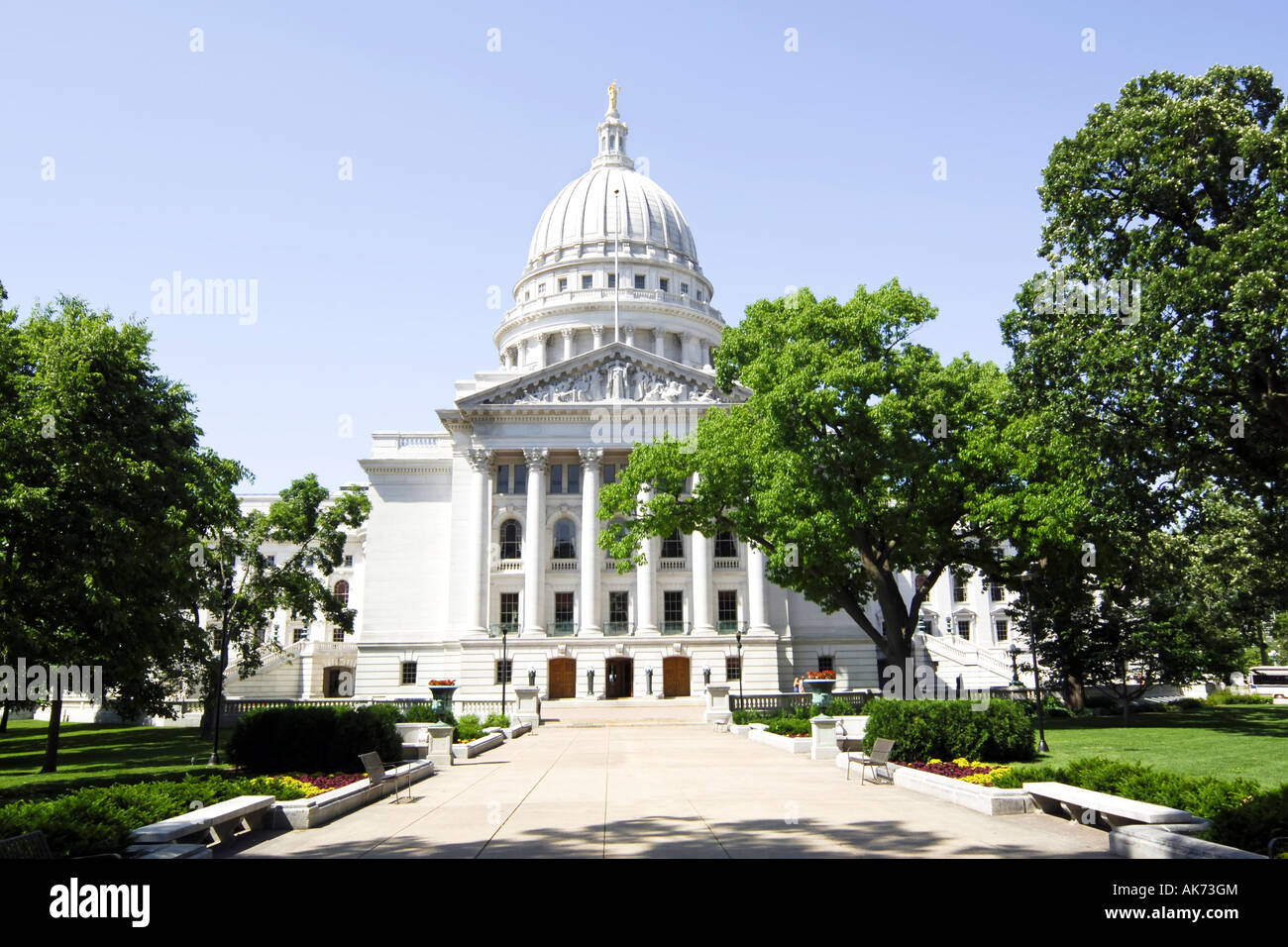 The Wisconsin State Capitol building in Madison WI Stock Photo - Alamy
