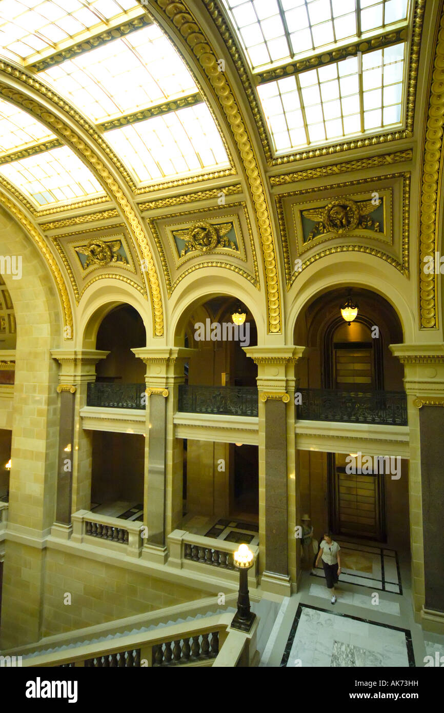 Inside the State capitol building in Madison Wisconsin WI Stock Photo ...