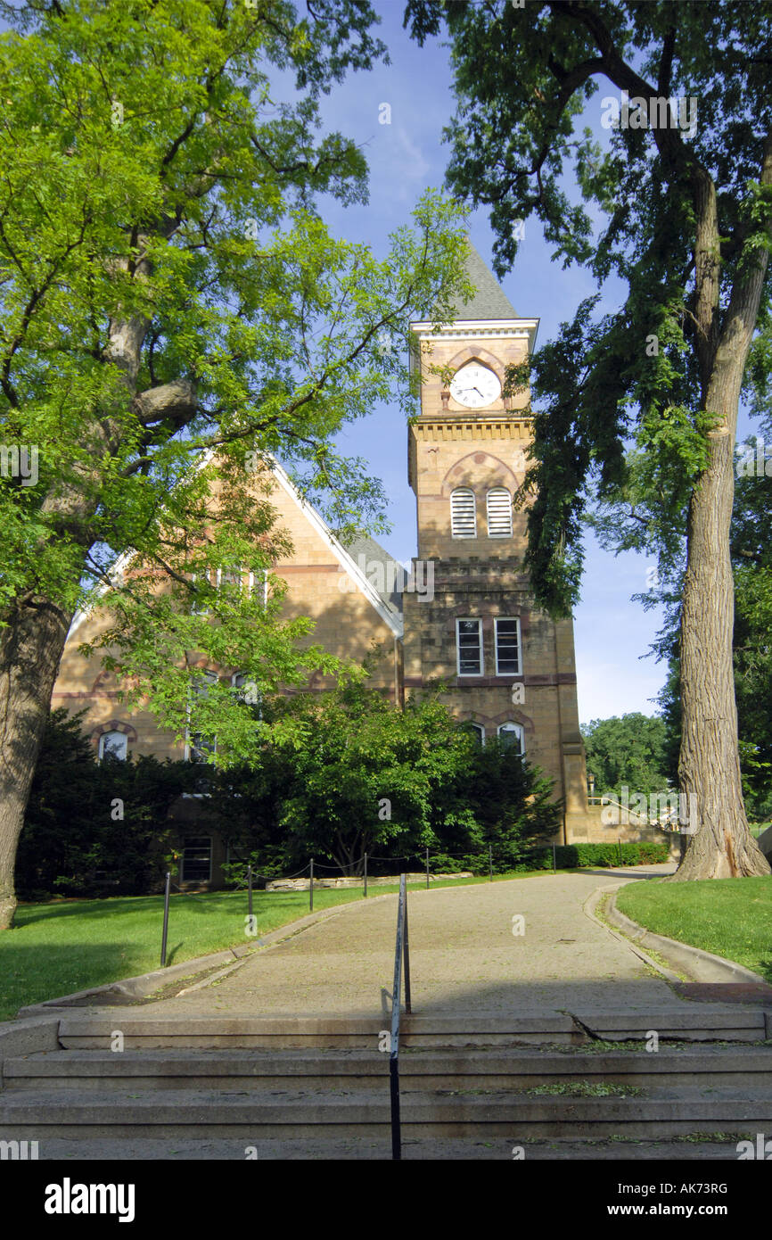 The Music Hall building on the University campus at Madison Wisconsin ...