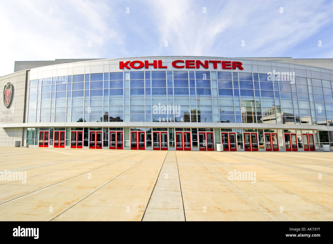 The Kohl Center on the University of Wisconsin Madison campus WI Stock ...