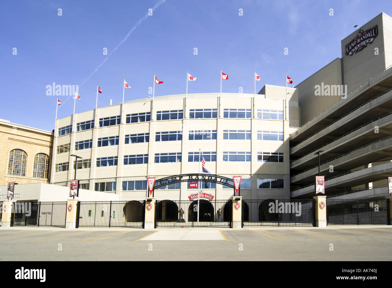 Camp Randall Football Stadium on the University of Wisconsin Madison ...
