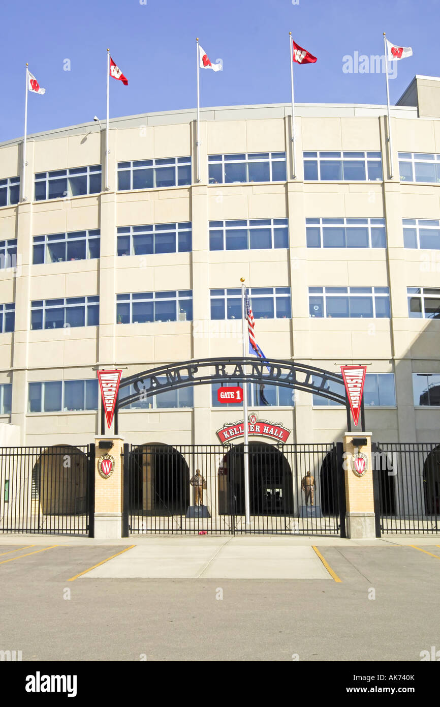 Camp Randall Football Stadium on the University of Wisconsin Madison ...