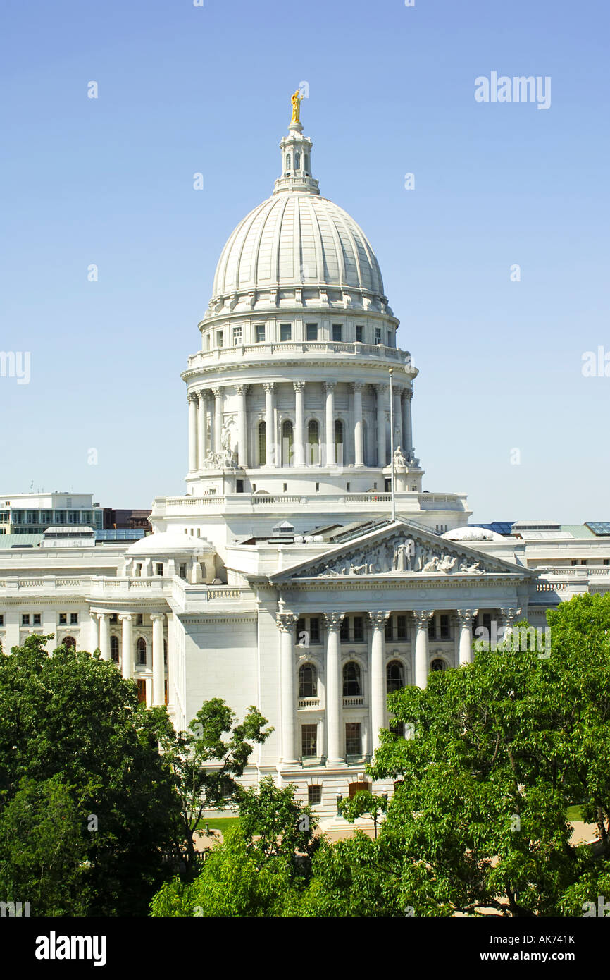 The Wisconsin State Capitol building in Madison WI Stock Photo - Alamy