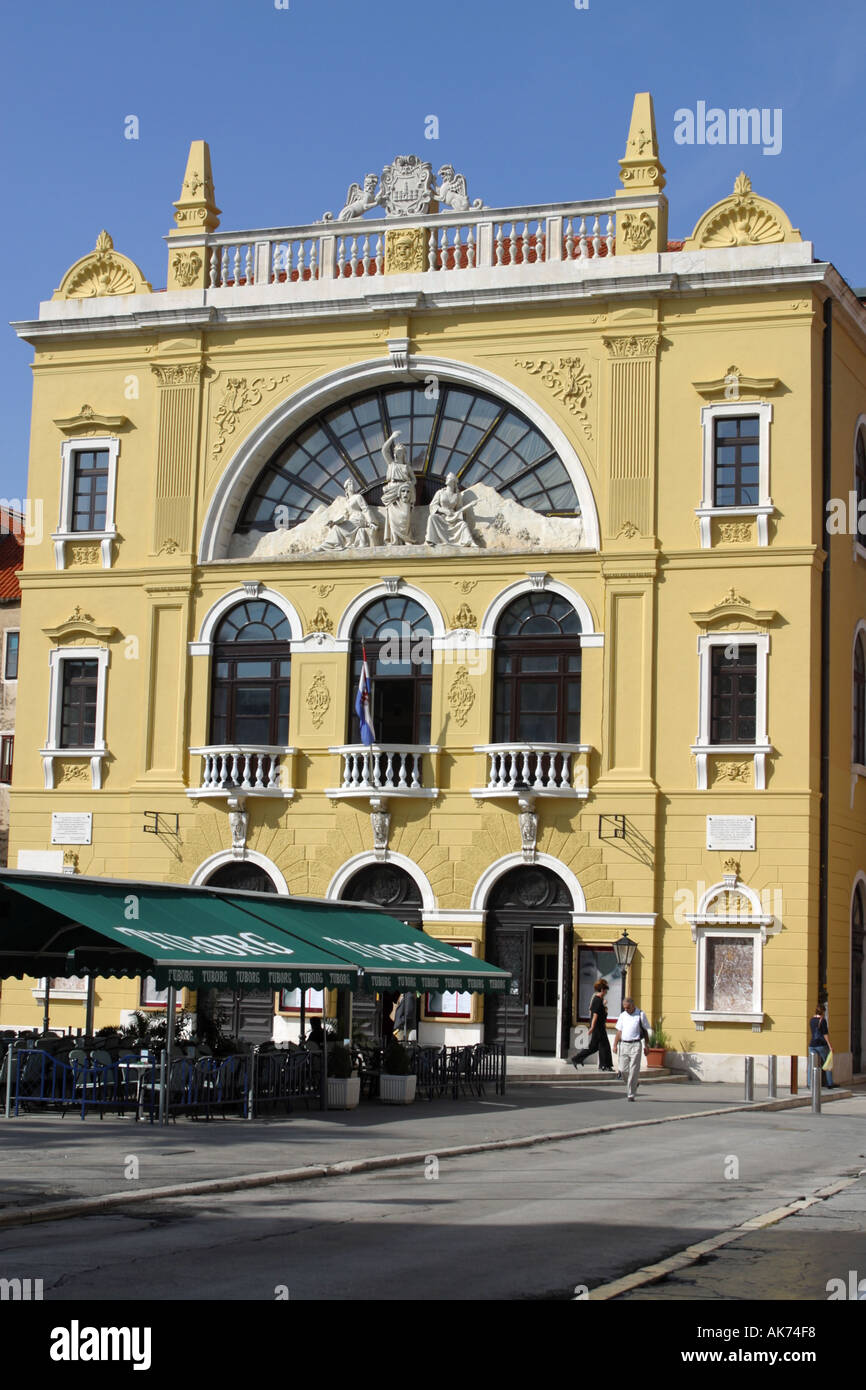 Croatian National Theatre Split Croatia Stock Photo - Alamy