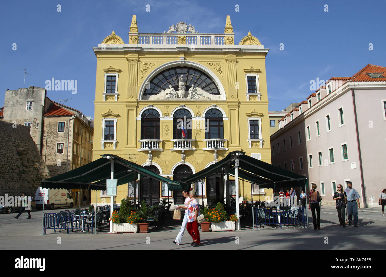 Croatian National Theatre Split Croatia Stock Photo - Alamy