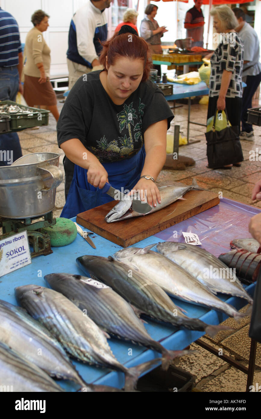 Market Scene Split Stock Photo - Alamy