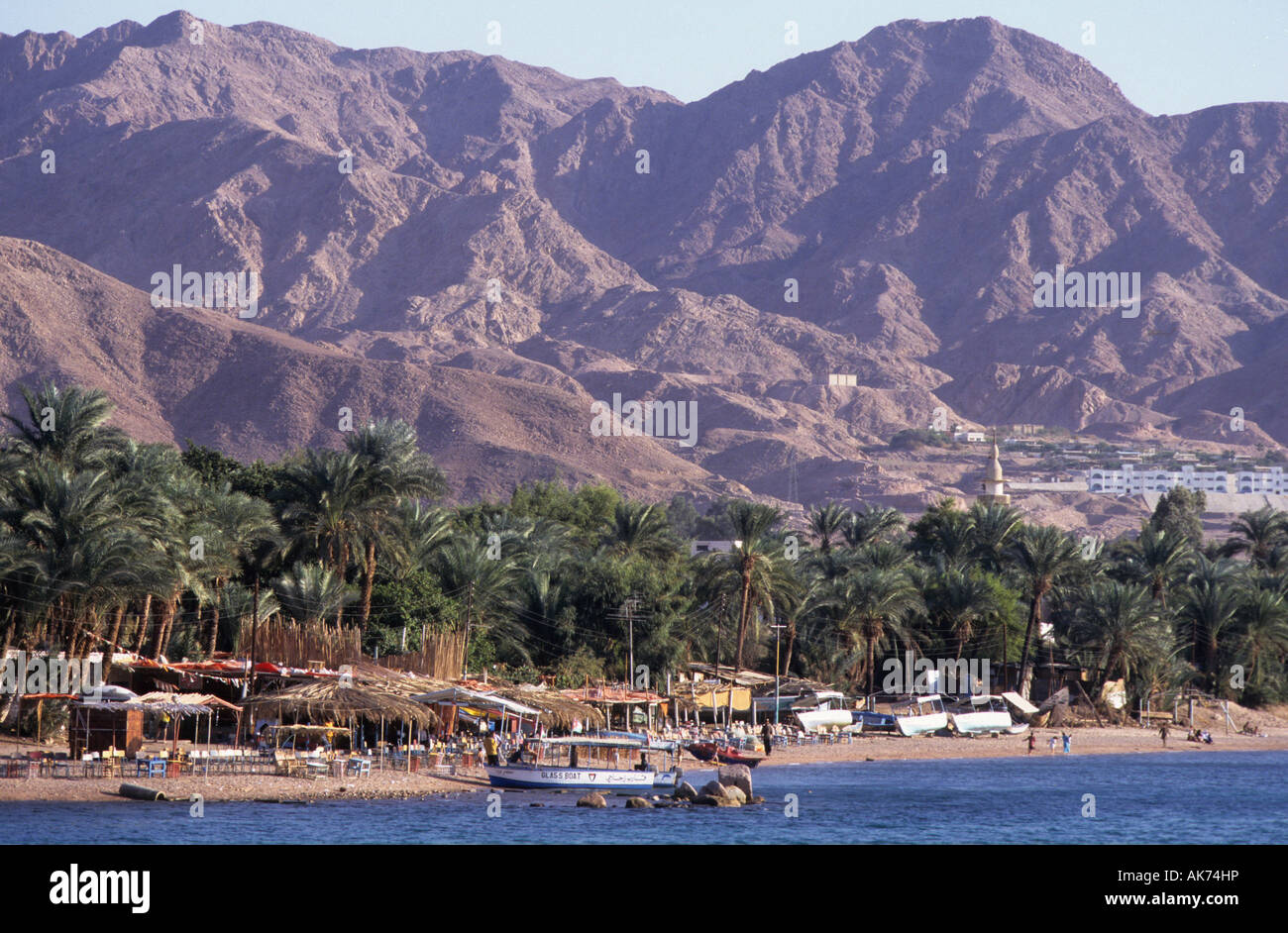 View of the Seafront Aqaba Red Sea Jordan Stock Photo - Alamy