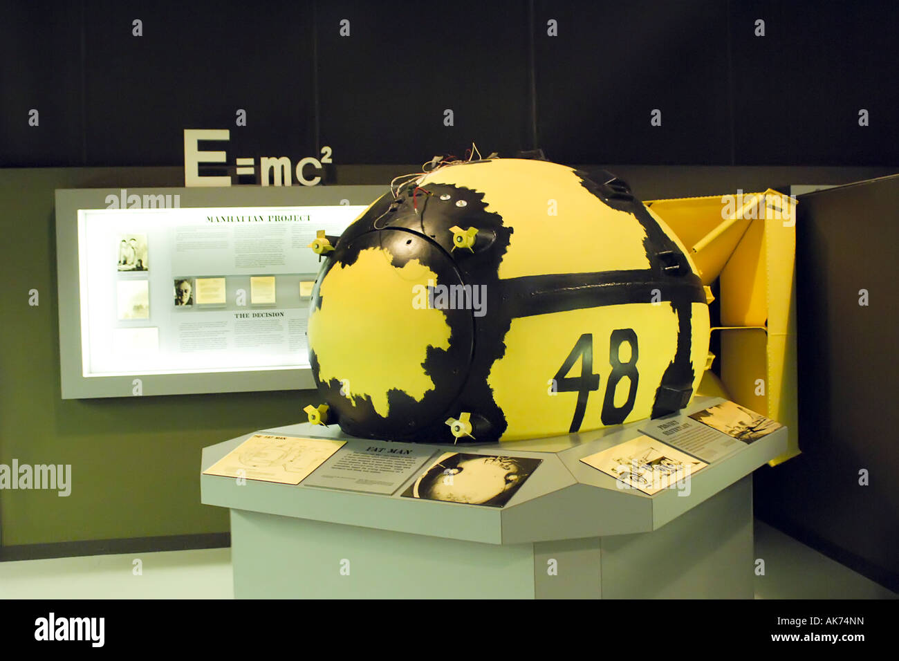 Mock up of the Atomic bomb dropped on Nagasaki Japan Stock Photo - Alamy