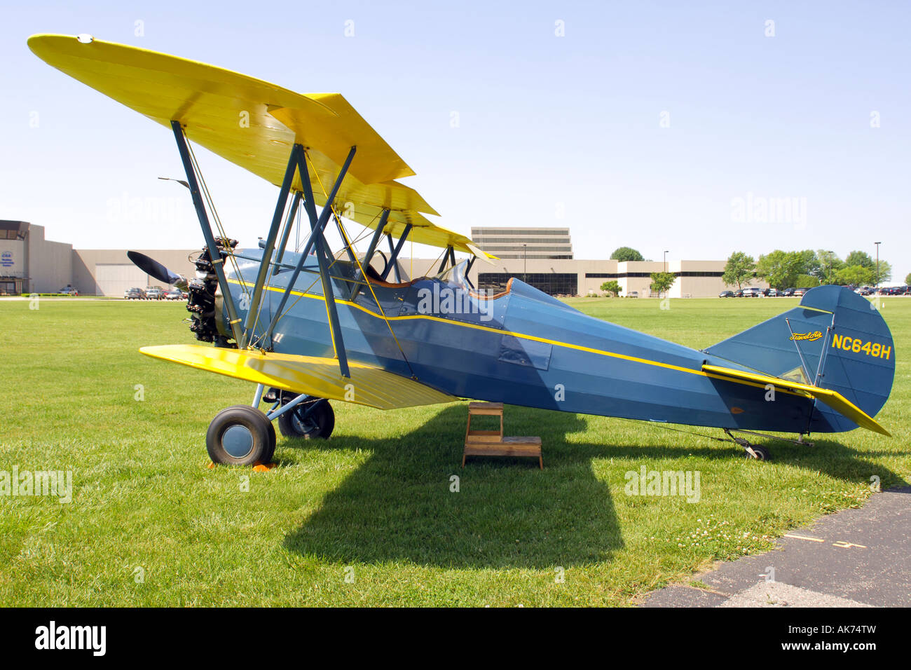 1930s Bi plane that gives rides at Pioneer Airport Oshkosh Wisconsin WI ...