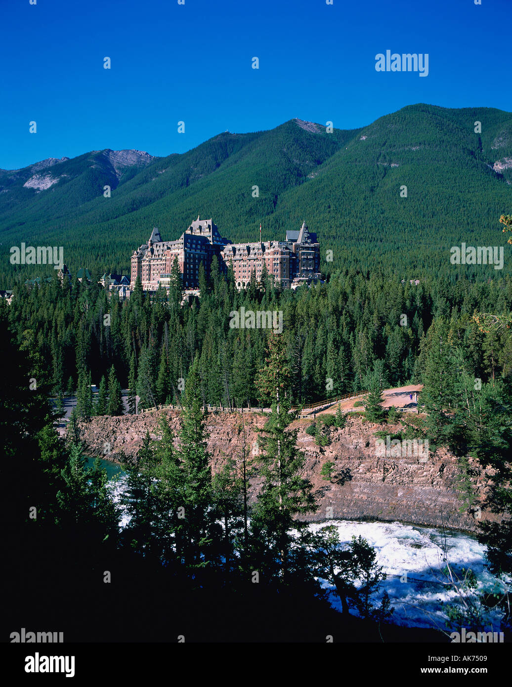 Banff Springs Hotel Banff National Park Stock Photo - Alamy