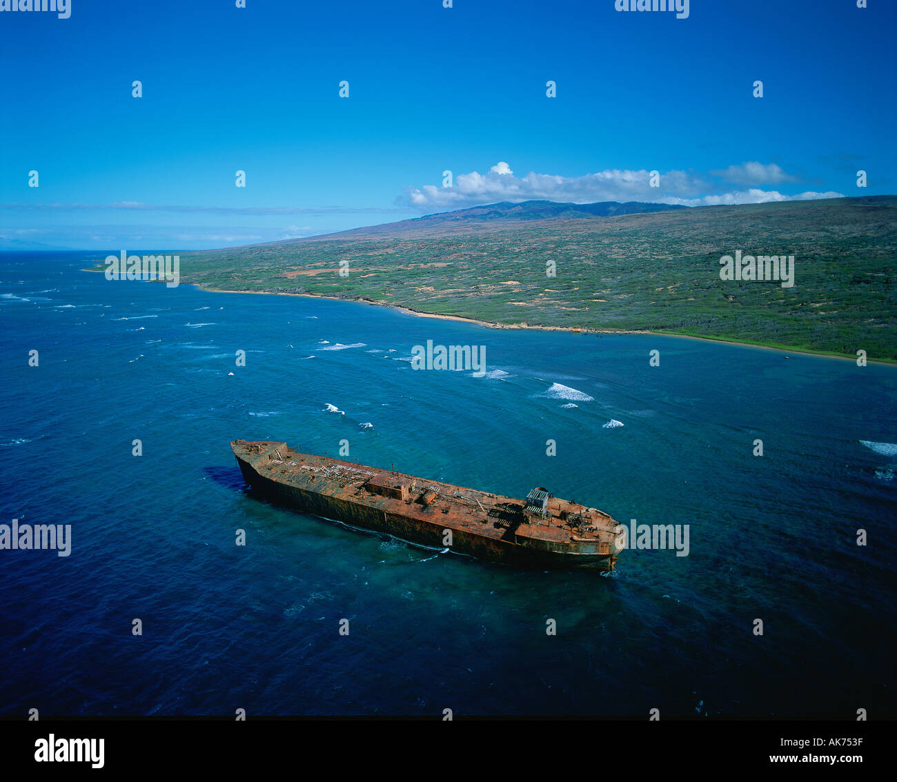 Shipwreck Beach Lanai Hawaii USA Stock Photo - Alamy