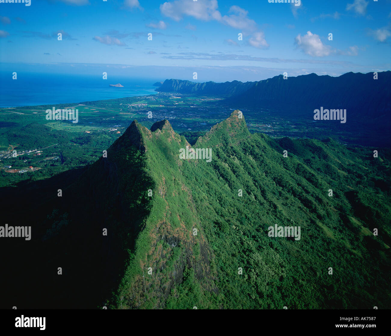 Mt Olomana Waimanalo Oahu Hawaii Stock Photo - Alamy