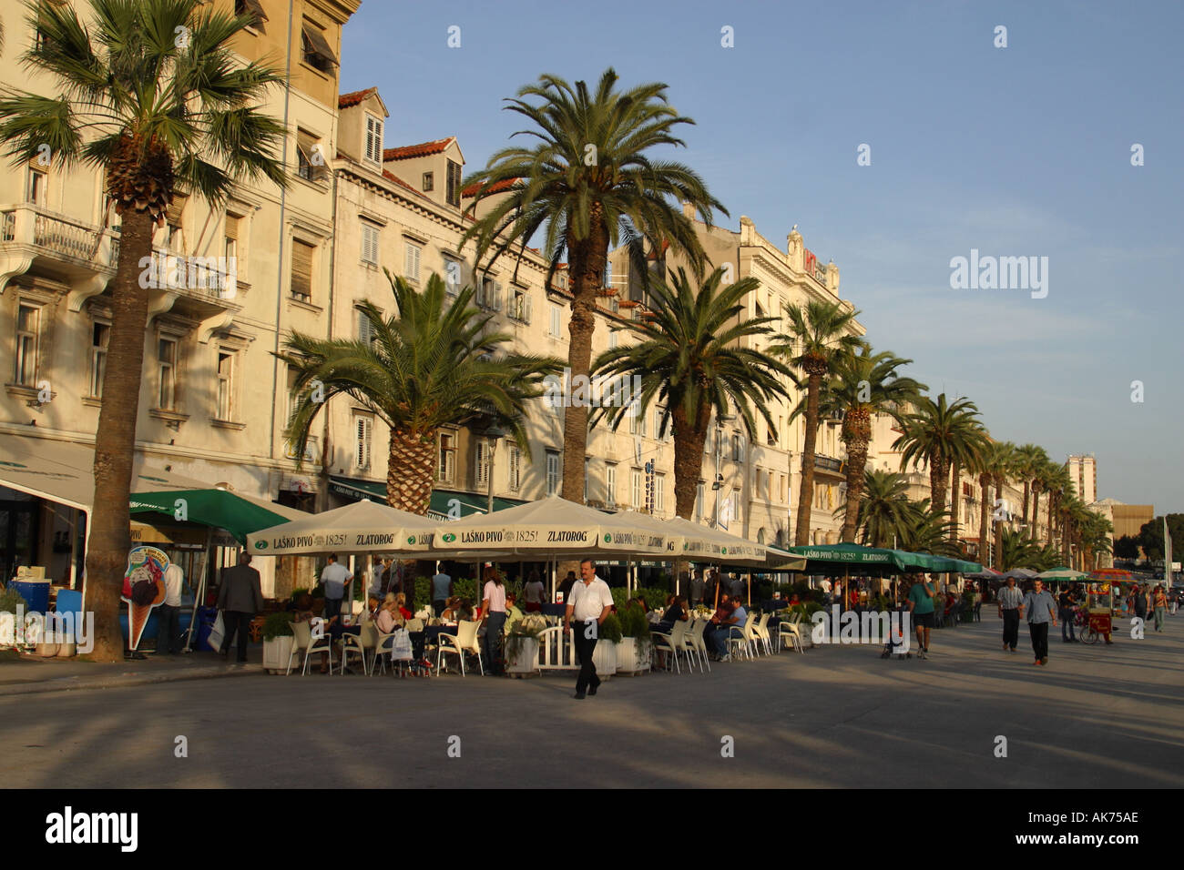 Waterfront Riva Split Croatia Stock Photo - Alamy
