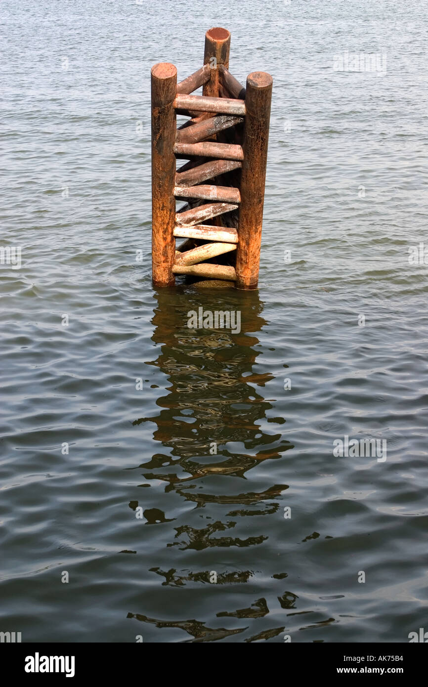 Metal object in Water Stock Photo - Alamy