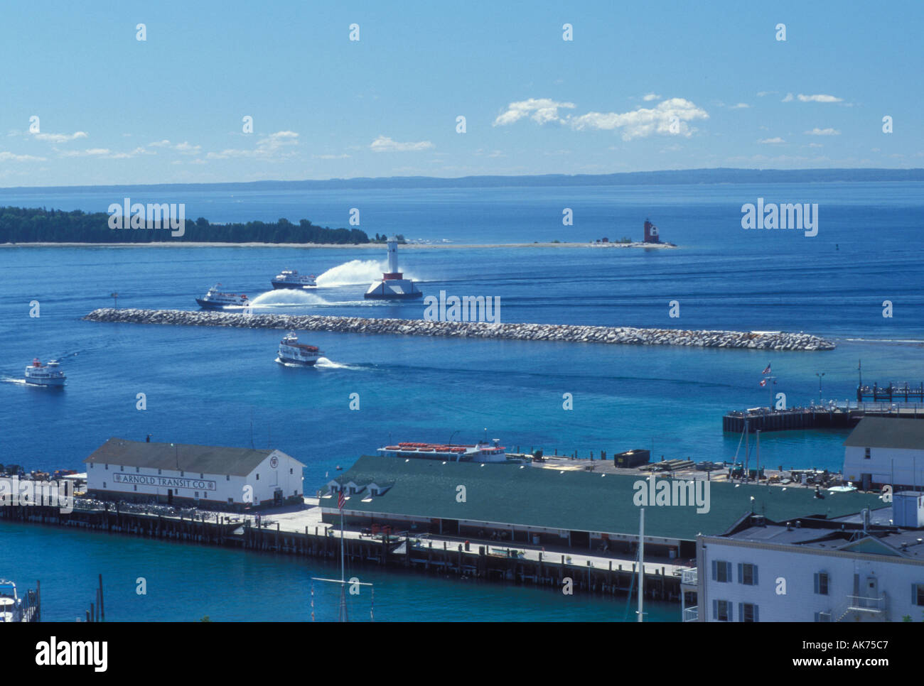 Mackinac island ferry hi-res stock photography and images - Alamy