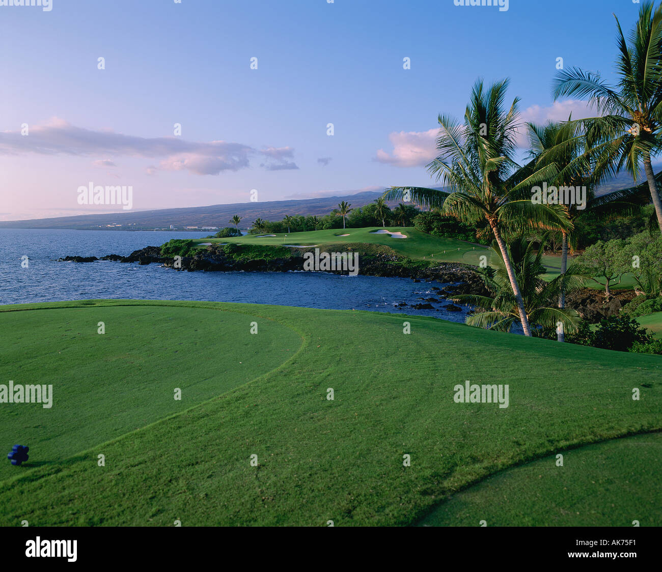 Mauna Kea Golf Course 3 Kohala Island of Hawaii Stock Photo - Alamy