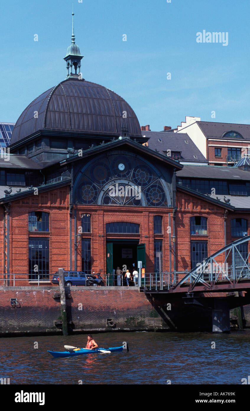 Fish auction hall / Altona Stock Photo - Alamy